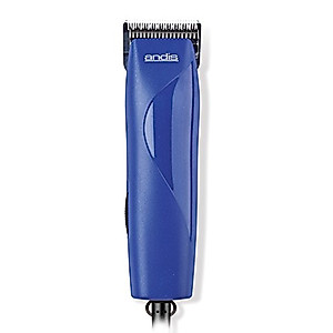 Andis EasyClip Pro-Animal 7-Piece Detachable Blade Clipper Kit, Animal/Dog Grooming, Blue, MBG-2 (21485)