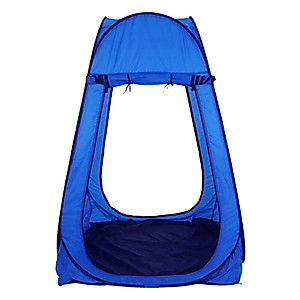 Sports Shelter Weather Tent Single Person Portable Pop Up Tent Pods Outdoor Rainproof & Windproof Double Doors for Watching Sport Events, Camping, Hiking, Fishing, Beach Tents Canopy