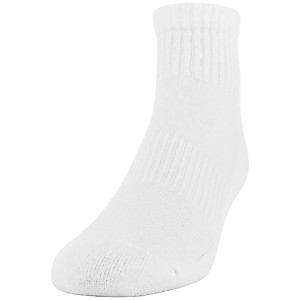 Gildan Men's Active Cotton Ankle Socks, 10-Pairs, White, Shoe Size: 6-12