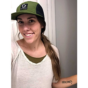 Gearya Camp Hat 5 Panel Lightweight, Shallow Fit with Buckle Closure for Men, Women, Teen Adventurists - Olive Green