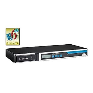 MOXA NPort 6650-8-HV-T 8 Port Serial to Ethernet Secure Terminal Server, 8pin RJ45 RS-232/422/485 to10/100BaseTX, 88-300 VDC, -40 to 85°C