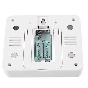 Digital Refrigerater Therometer, Wireless Digital Audible Alarm Fridge Freezer Thermometer with 2PCS Sensor Min/Max Display.
