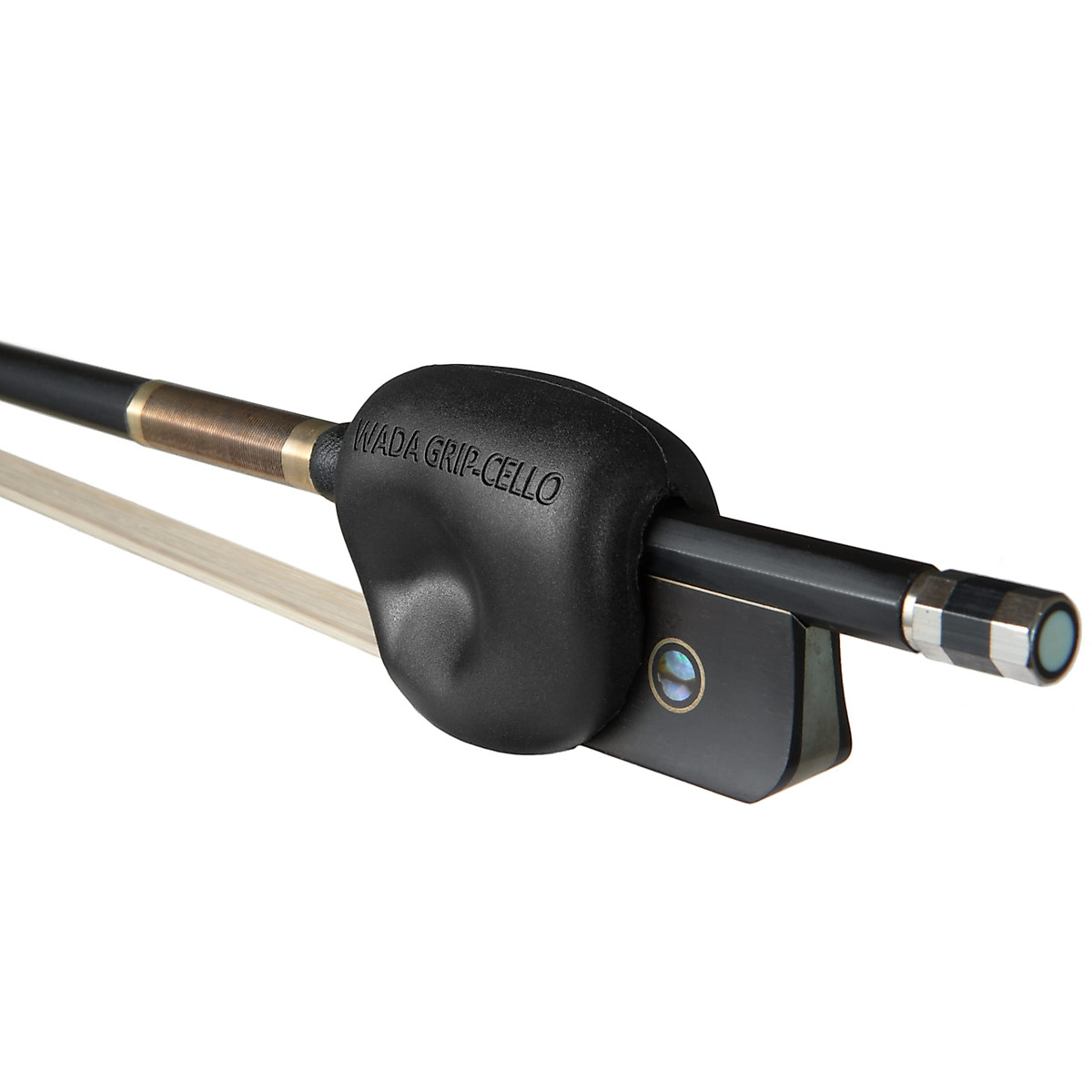 WADA Cello Bow Grip Aid: A Correct Bow Hand without Strain. A Second to Attach to the Bow and Remove. You can Concentrate on your Sound and Music with a Relaxed Hand and Arm from the Beginning.