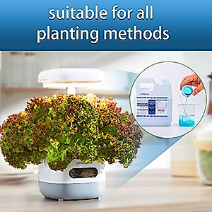 Hydroponic Nutrients (1 Liter=0.26gal) Liquid Fertilizer for Aerogarden Plant Food Indoor Garden Organic Hydroponics Fertilizer for Vegetables