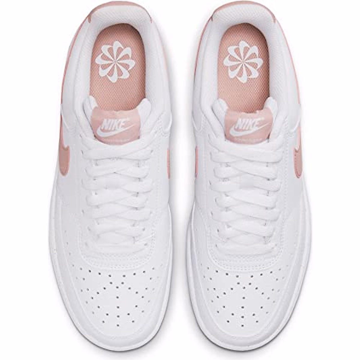 Nike Women's Low-Top Sneakers, White Pink Oxford, 9