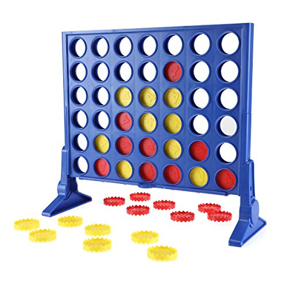 Connect 4 Classic Grid Board Game, 4 in a Row Game, Strategy Board Games for Kids, 2 Player Board Games for Family and Kids, Ages 6 and Up