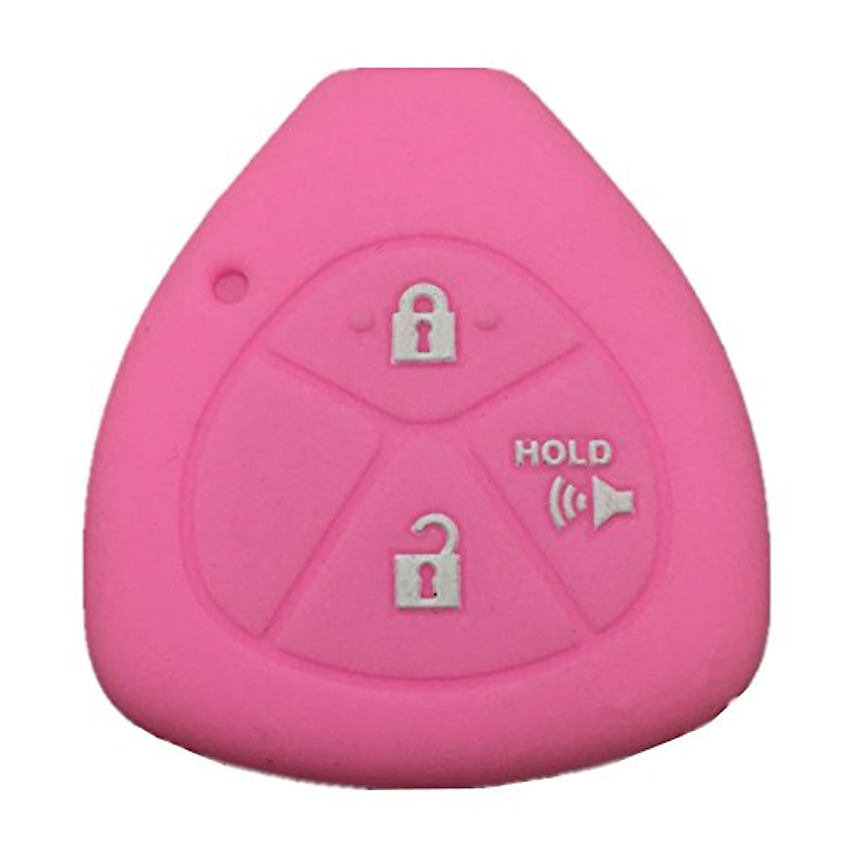 Rpkey Silicone Keyless Entry Remote Control Key Fob Cover Case protector Replacement Fit For Toyota 4Runner Corolla Matrix RAV4 Venza Yaris Pontiac Vibe Scion iQ tC xB xD HYQ12BBY MOZB41TG (Pink)