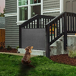 EasyBaby Retractable Baby Gate, 33" Tall, Extends up to 55'' Wide, Black/Child Safety Baby Gates, Pet Retractable Gates for Stairs, Doorways, Hallways, Indoor and Outdoor