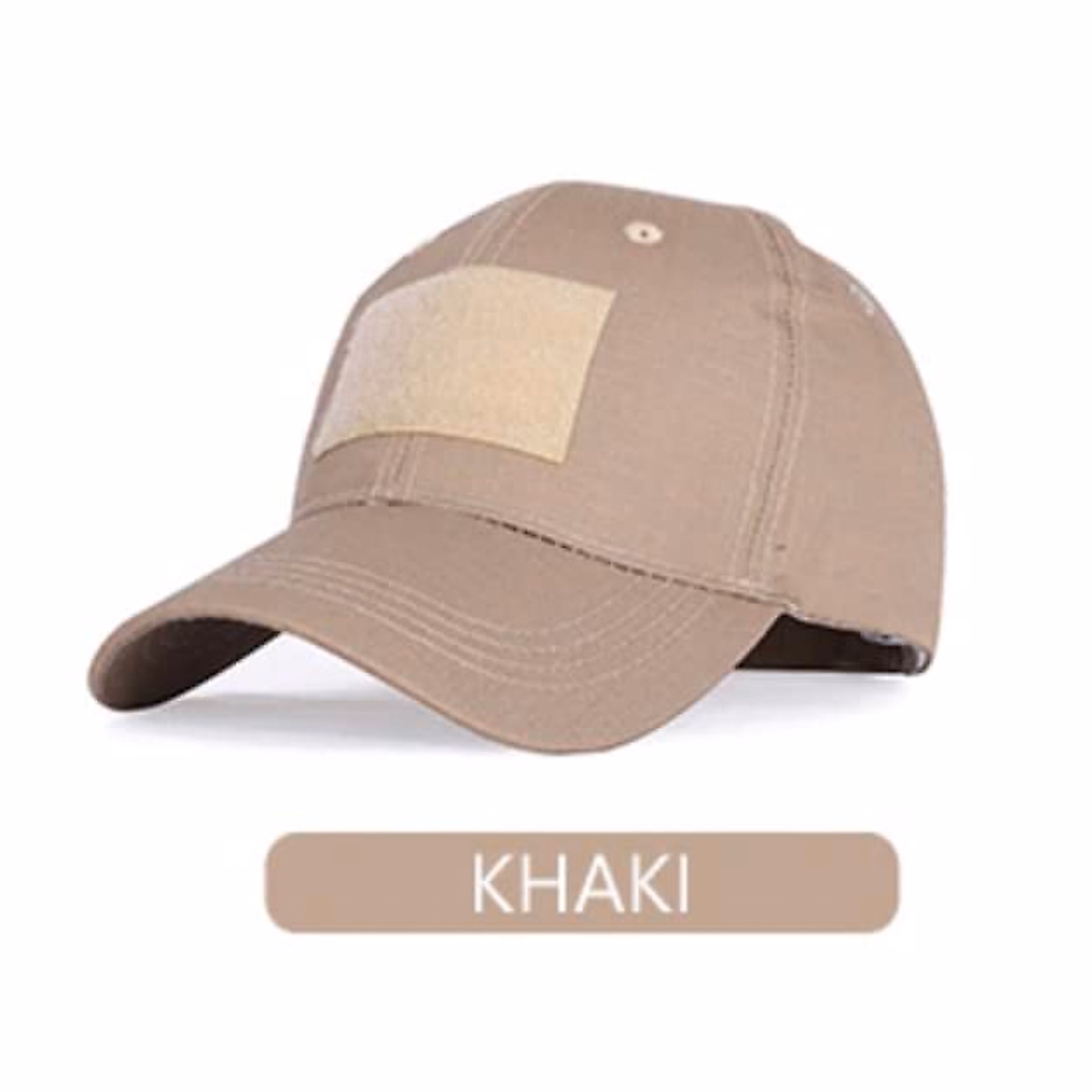 3 Patch Casual Baseball Cap (Black)