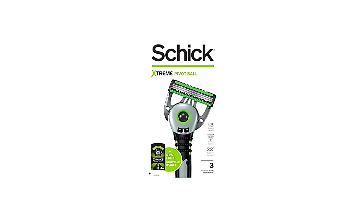 Schick Xtreme Pivot Ball Razor - Eco-Friendly, Close & Comfortable Shave