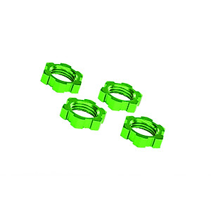 Traxxas Green Anodized-Aluminum 17Mm Splined Wheel Nuts Vehicle