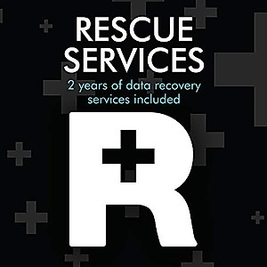 LaCie Mobile Drive, 5 TB , External Hard Drive HDD – Moon Silver, USB-C USB 3.0, With Rescue Services (STHG5000400)