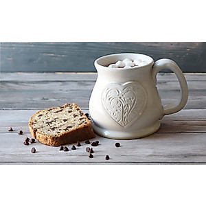 SHS Heart Mug USA Handmade 12oz Coffee Mug (Paisley)
