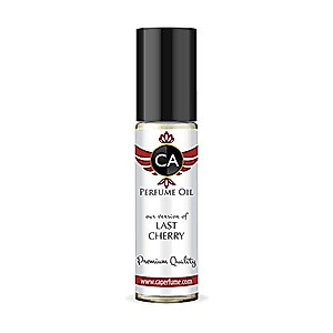 CA Perfume Impression of T. Ford Last Cherry For General Usage Replica Fragrance Body Oil Dupes Alcohol-Free Essential Aromatherapy Sample Travel Size Concentrated Long Lasting Roll-On 0.3 Fl Oz/10ml