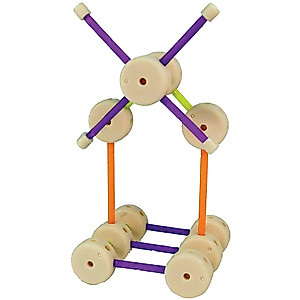 Worlds Smallest Building Toys Set of 2: Tinkertoy and Lincoln Logs