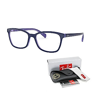 Ray-Ban RX5362 5776 54MM Top Blue/Light Blue/Vioet Cateye Eyeglasses for Women + BUNDLE With Designer iWear Eyewear Kit