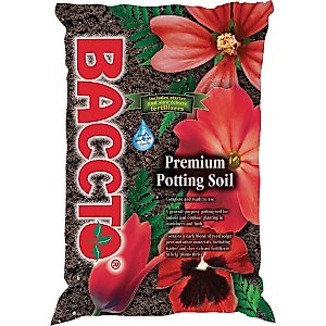 Michigan Peat 1225 Baccto Premium Potting Soil, 25-Pound