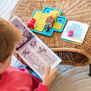 SmartGames Three Little Piggies - Deluxe Cognitive Skill-Building Puzzle Game featuring 48 Playful Challenges for Ages 3+