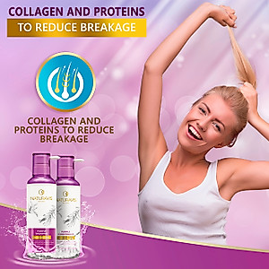 Purple Shampoo and Conditioner Set - Sulfate Free Toner for Grey, Bleached, Silver and Blonde Hair - No Brass or Yellow Highlights - Moisturizing Salon Grade