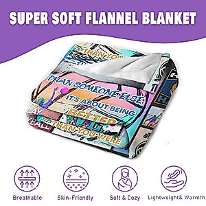 Volleyball Gifts, Volleyball Blanket for Women Men 60"X50", Volleyball Gifts Things for Teen Girls Team Coach, Volleyball Senior Night Gifts Party Favors, Soft Throw Blanket for Couch Bed