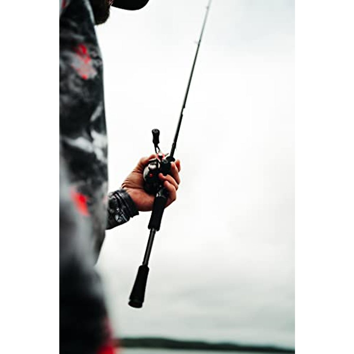 13 FISHING - Inception G2 Baitcast Reel - 7.3:1 Gear Ratio - Left Hand Retrieve (Fresh) - ING2-7.3-LH, Black