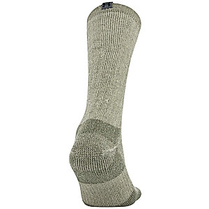 Under Armour Adult Hitch Coldgear Boot Socks, 2-Pairs , Khaki Base/Marine Od Green , Large