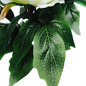 Hovebeaty Artificial Peony Silk Flowers Bouquet Home Wedding Decoration (deep Pink)