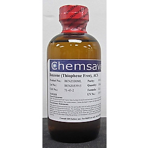 Benzene (Thiophene Free), ACS, 99+%, 100ml