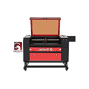OMTech 80W CO2 Laser Engraver, 80W Laser Cutter and Engraver Machine, 20x28 Laser Cutting and Engraving Machine with Red Dot Pointer Autolift Autofocus Air Assist and LightBurn for Wood Acrylic More