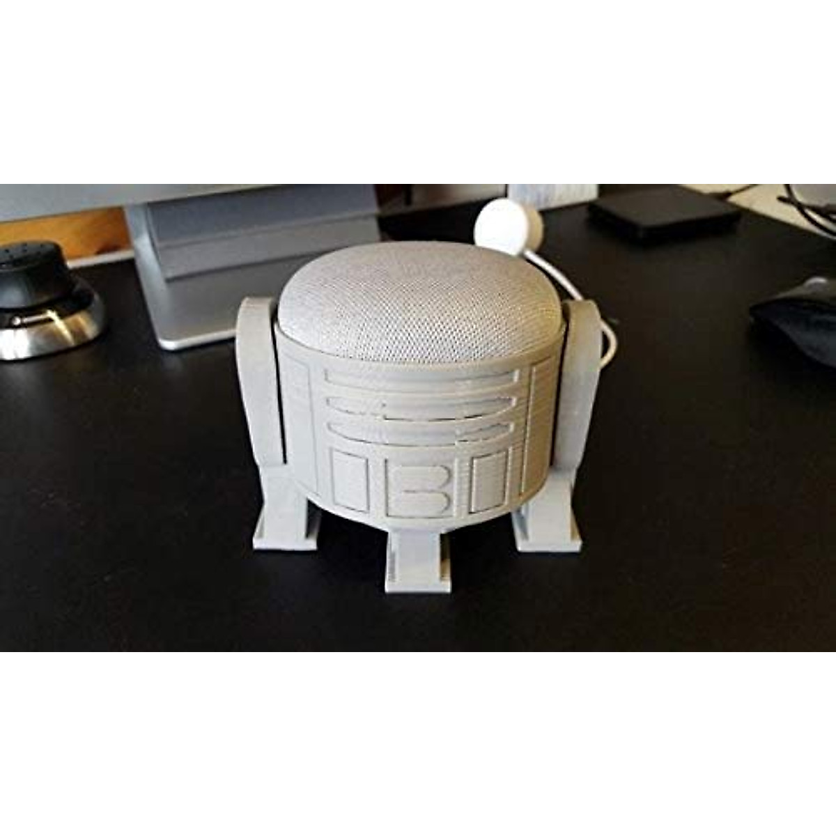 R2D2 Astromech Droid Stand for Google Home Mini Smart Speaker WHITE