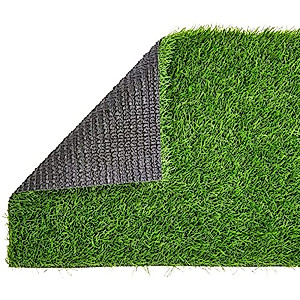 14x48-Inch Faux Grass Table Runner for Spring, Summer Table Centerpieces, Wedding Banquets, Sports-Themed Parties, Celebrations, Rustic-Style Decor (20mm Pile Height)