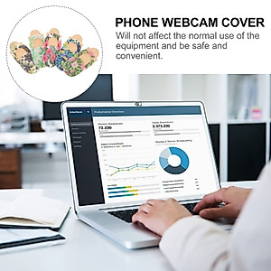Milisten Phone Covers 5pcs Cover Webcam Privacy Cover Webcam Cover Computer abs Recommended Piece Web Cam Privacy Covers