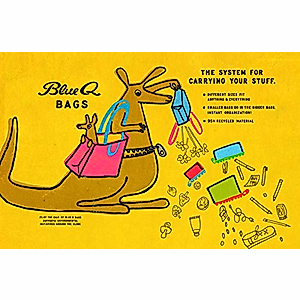 Blue Q Pencil Case, You Leave Sparkles Everywhere You Go. (moon garden design) Hefty Zipper, Sturdy and Easy-to-Wipe-Clean, Made from 95% Recycled Material. 4.25"h x 8.5"w