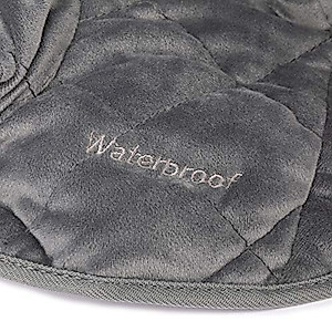 Diono Ultra Dry Seat, Child Car Seat Pad With Waterproof Liner - Potty Training Seat Pads for Infants Baby and Toddlers, Multi-Use for High Chair, Car Seats and Strollers, Machine Washable, Gray