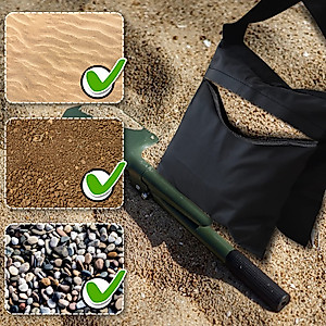 Eurmax USA Photography Sand Weight Bags Heavy Duty Saddlebags for Photography Video Equipments, Backdrop Stand, Light Stand,Photo Tripod, Canopy Tent, Umbrella Base, Fishing Chair,Picnic Table 2-Pack