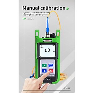 KomShine KPM-35 Optic Fiber Power Meter with Measurement Range -70~+10dBm, Self Calibration Function