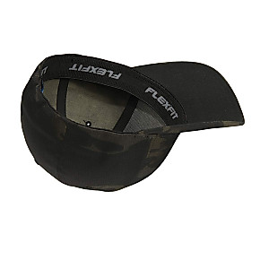 Custom Embroidered President 2020 "Keep Your HAT Great. 2024 Trump 6277 Flexfit Hat. (Multicam Black Camo, S/M)