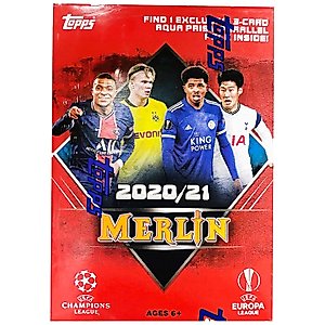 2021 Topps UEFA Champions League Merlin Value Box