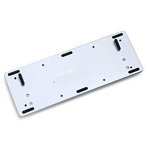 DROP Shift Mechanical Gaming Keyboard — Full-Size 1800 Layout (99 Key), Hotswap Switches, Programmable, Backlit RGB, USB-C, Doubleshot PBT Keycaps, Aluminum, Linear (Gray, Kaihua Speed Silver)