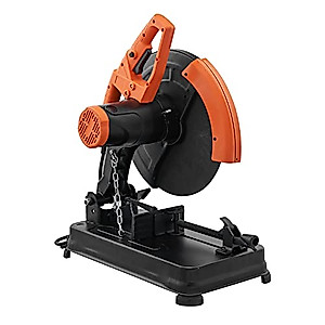 VEVOR Abrasive Chop Saw, 14in / 35cm Blade Cut Off Saw, 2300W 3600RPM Steel Cutting Machine, 0-45 Degrees Adjustable Angle Miter Saw for Cutting Metal Cutting Chop Saw for Steel Rebar Iron Aluminum