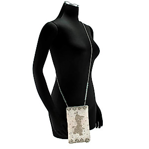 Mary Frances Ice Breaker Disney Frozen 2 Beaded Olaf Crossbody Phone Bag