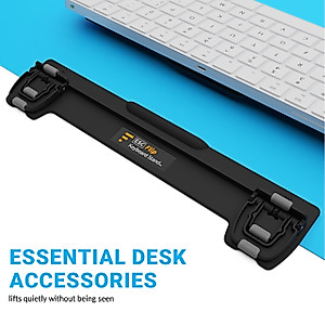 GPG2 ESC Flip Computer Keyboard and Laptop Stand with 3 Adjustable Angles, Fits Most Keyboards, Keyboard not Included