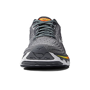 Mizuno Men's Wave Horizon 6 Sneaker, Ultimate Grey/Silver, 12