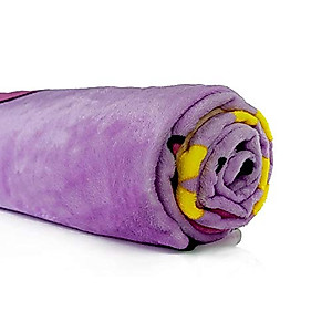 Bob's Burgers Louise Throw Blanket | I Smell Fear On You Quote | Collector's Large Pink Blanket | 64 x 44 Inches