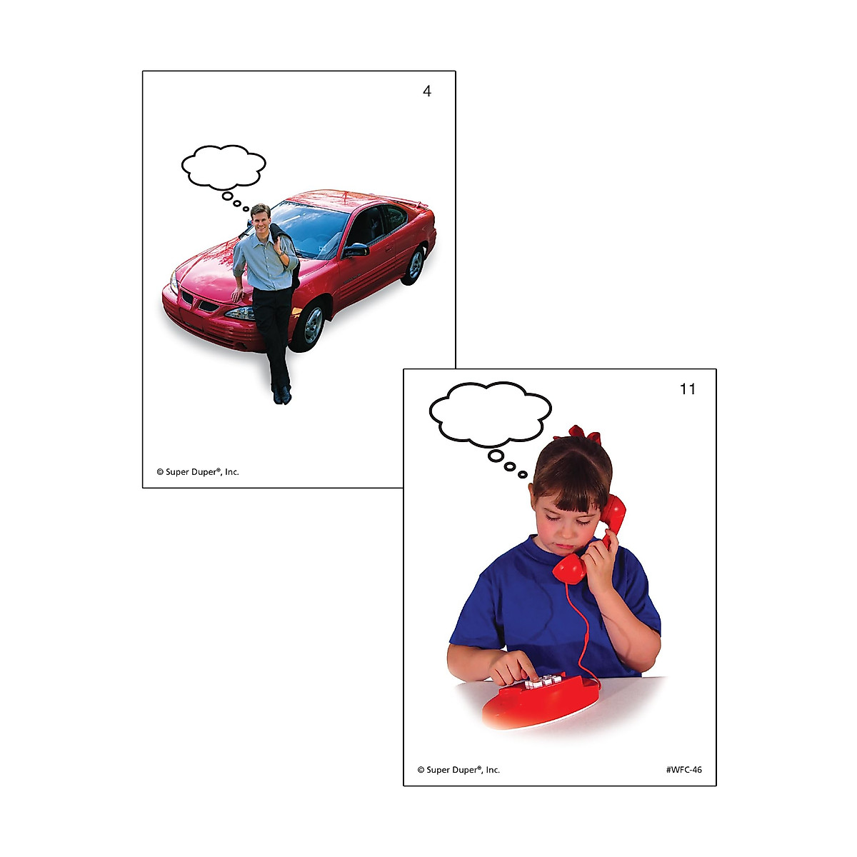 Webber “What Are They Thinking?” Photo Card Deck - Super Duper Educational Learning Toy for Kids