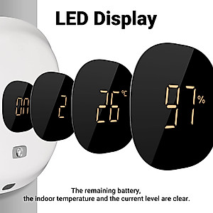 Automatic Hand Soap Dispenser Foaming Hand Soap Dispenser Touchless Foaming Soap Dispenser Wall Mount Rechargeable Foam Soap Dispenser for Bathroom,Countertop and Kitchen(10oz/ 300ml) White