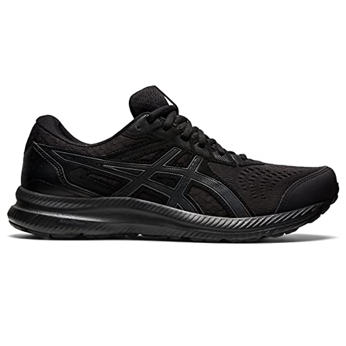 ASICS Men's GEL-CONTEND 8 Running Shoes, 13, BLACK/CARRIER GREY