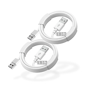 FANGBEN iPhone Lightning to USB Cable (1 m),MFi Certified 2 Pack iPhone Charging Cables 3ft, Fast iPhone Charging Cord for iPhone 14/14Pro/13/13Pro/12/11/11Pro/11Max/ X/XS/XR/XS Max/8(White)