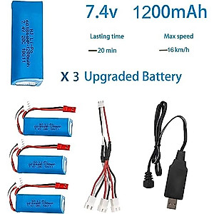 AUTO CARE WLtoys WL917 RC Boat for Pools and Lakes 2.4G High Speed Racing Boat 370 Carbon Brush Motor 16 km/h Model Electric Radio Remote Control Jet Boat Gifts(Red)