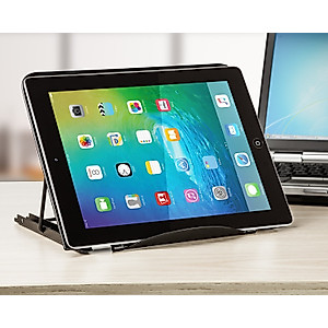 Youdepot Computer Stand,Laptop Stand for Desk Mesh Ventilated Adjustable Laptop Stand for Laptop / iPad / Tablet and More (Black)